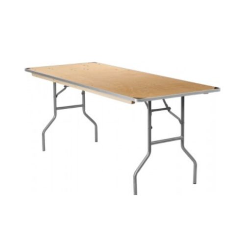 6' x 30" BANQUET TABLE