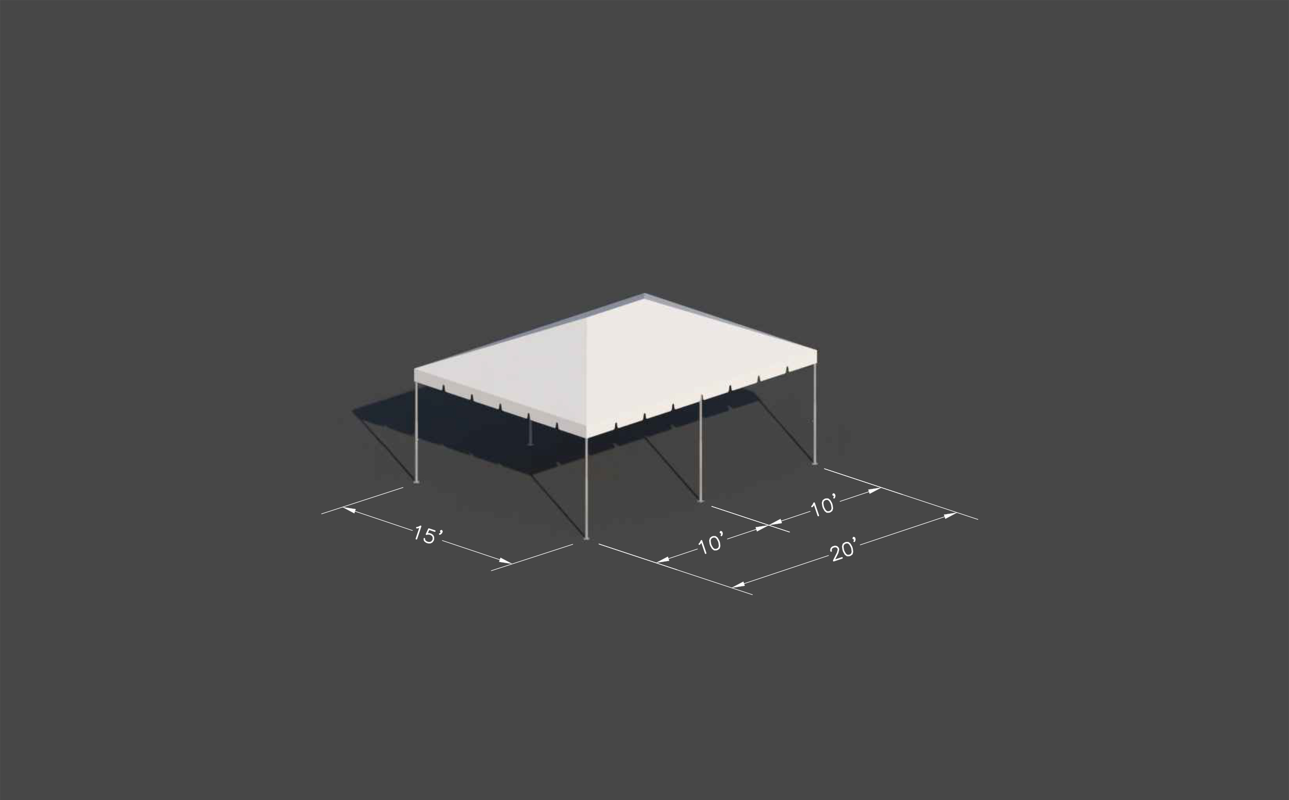 15' x 20' Frame Tent - Product Details