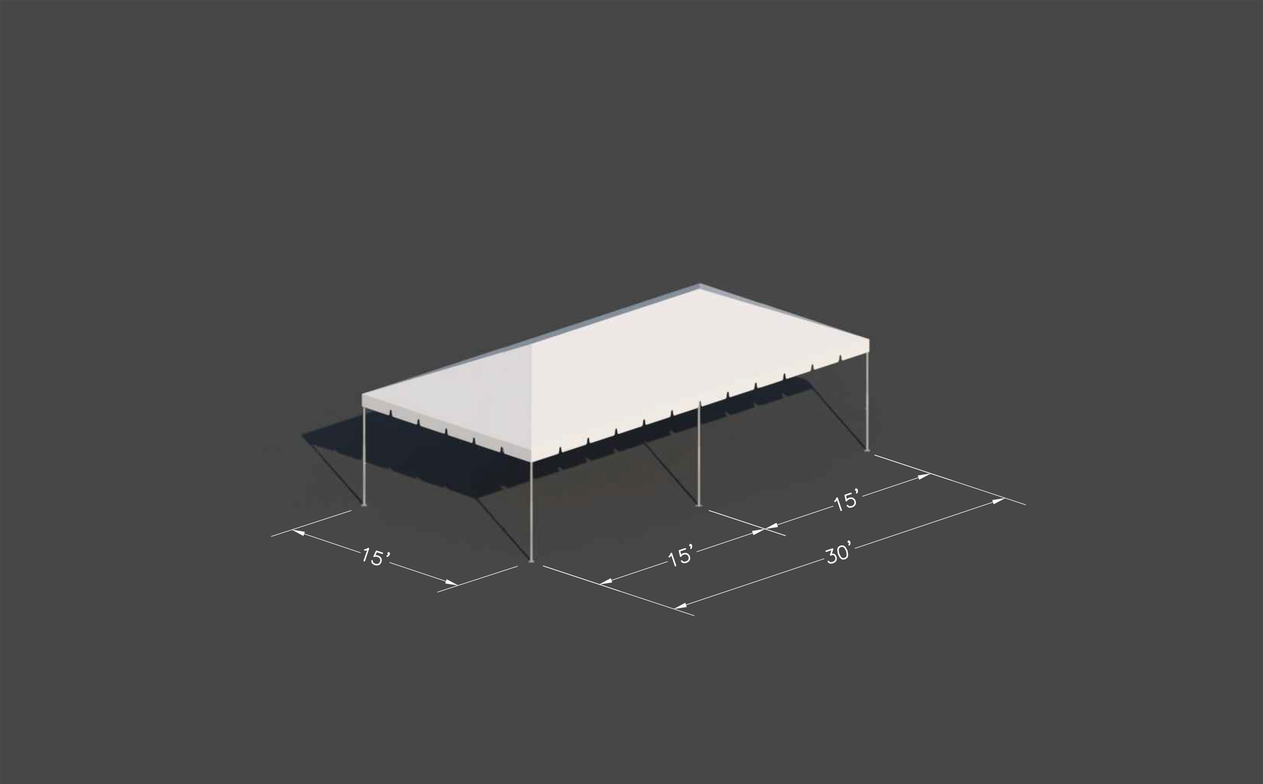 15' x 30' Frame Tent - Product Details