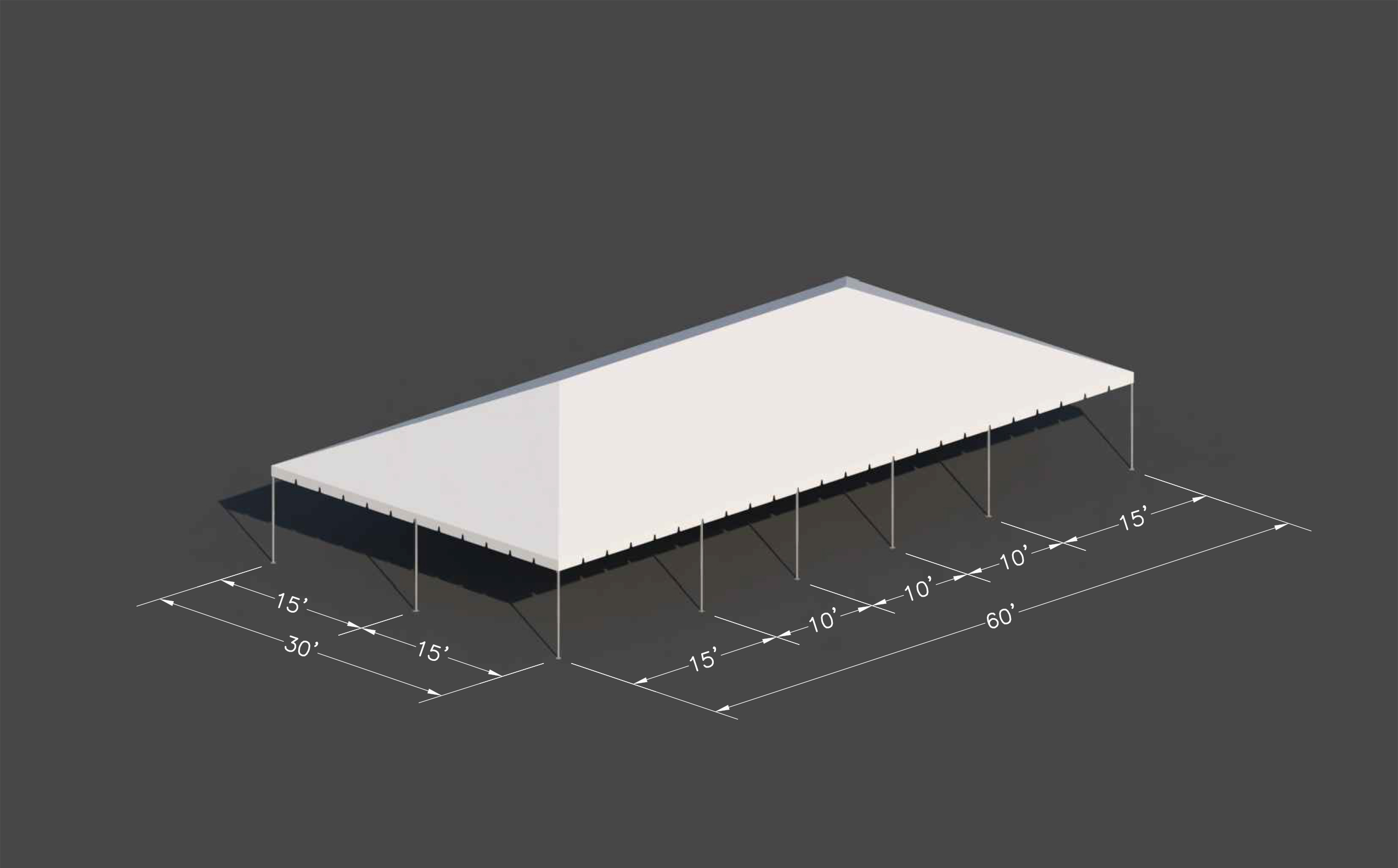 30' x 60' Frame Tent - Product Details