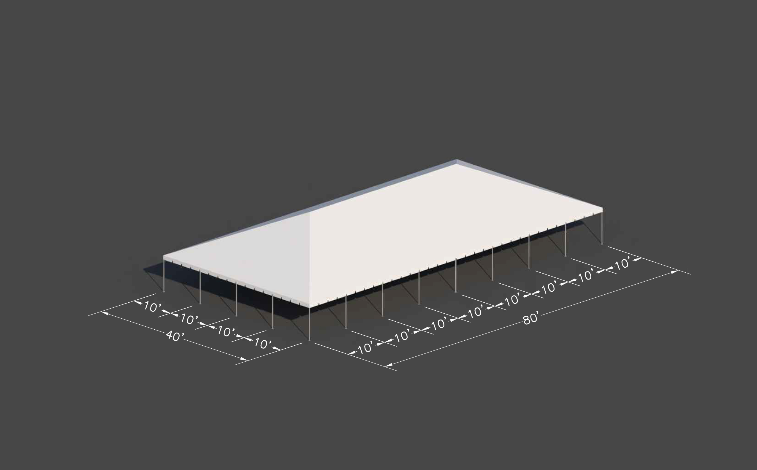 40' x 80' Frame Tent - Product Details